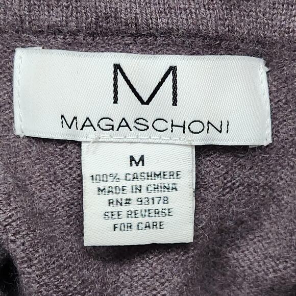 Magaschoni | Sweaters | Magaschoni Sweater Womens Medium Purple ...